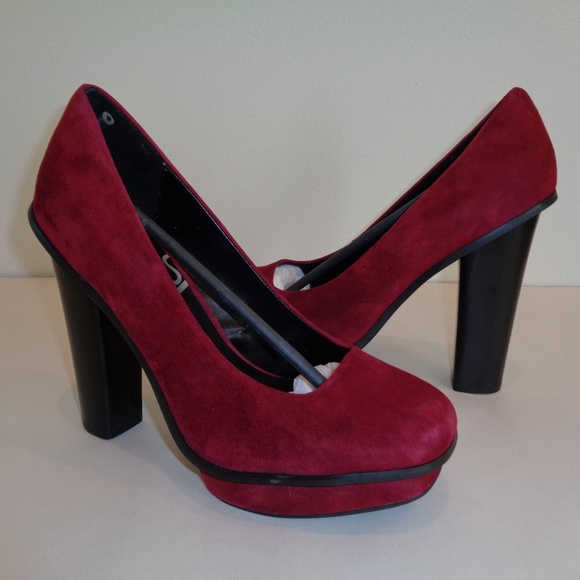 Kelsi Dagger | Shoes | Kelsi Dagger Frieda Wine Suede New Pumps Heels ...